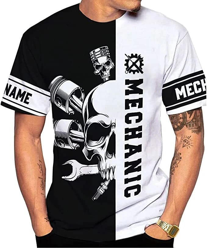 Mechanic Shirts With Name