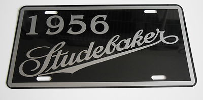 1956 56 STUDEBAKER Metal License Plate Golden Hawk Commander Classic Custom | eBay