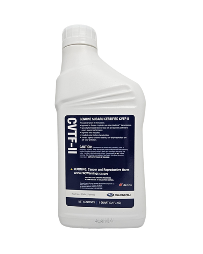 Genuine Subaru CVTF-II CVT Transmission Fluid 6 Quarts | SOA427V1660 ...