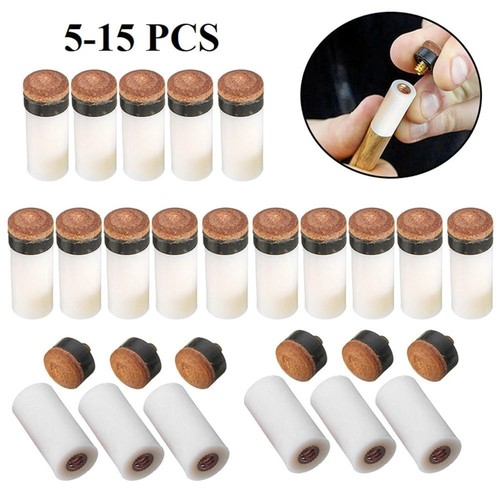 5Pcs/Pack Snooker Accessory Billiard Cue Tip Stick Ferrules Snooker Cue ...