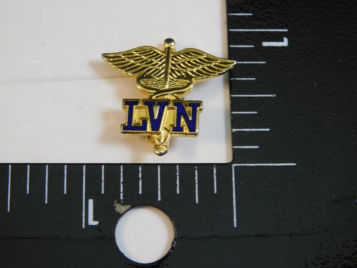 Licensed Practical Nurse Logo Nurse / Nursing Emblem LPN Pin