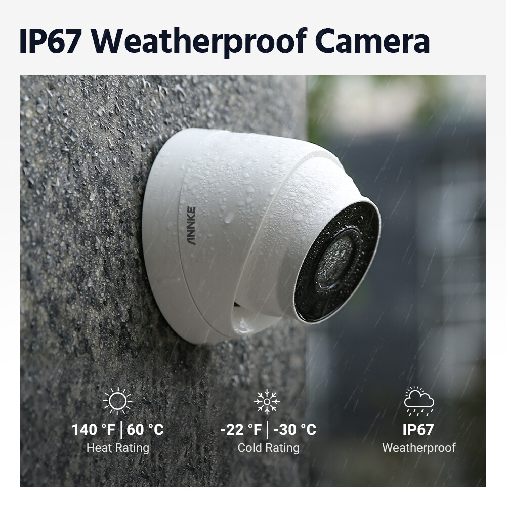 ANNKE C800 8MP 4K POE IP Kamera AI Überwachungskamera Mit Mikrofon ...