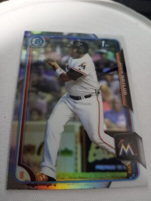2015 Bowman Draft Chrome MINT RC Refractor Josh Naylor Rookie 69 Mint ...