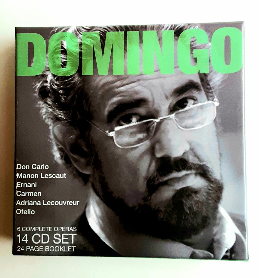 Placido Domingo 6 Complete Operas 14 CD Box Set Like New | eBay