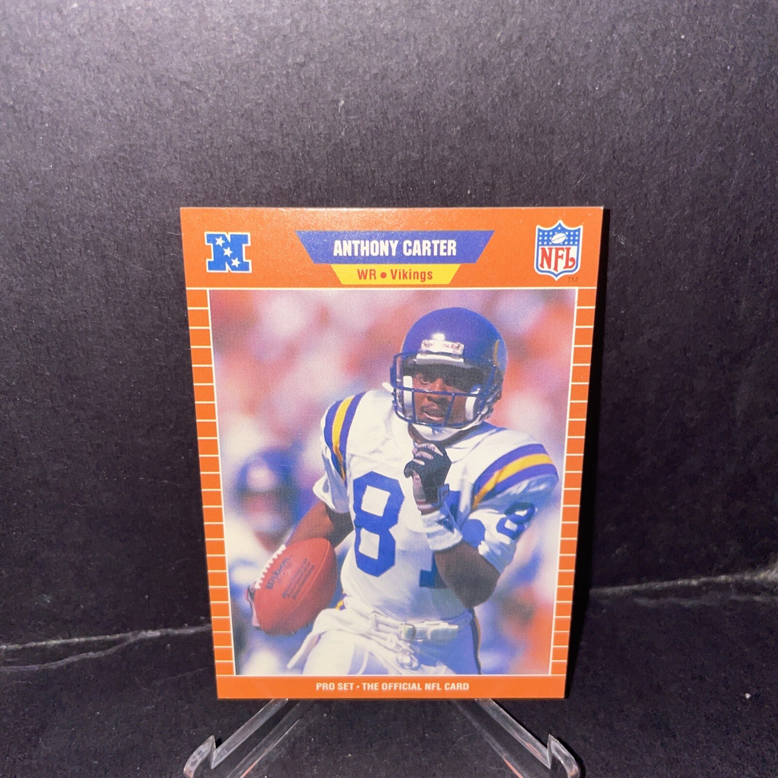 1989 Pro Set #228 ANTHONY CARTER Minnesota Vikings | eBay