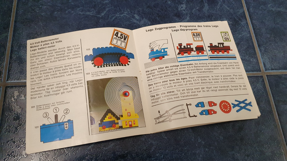 LEGO System classic vintage leaflet 50's 60er alt rare 50er 60s ...