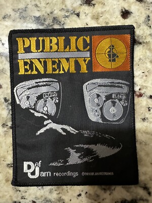 Public Enemy Patch Vintage 1989 Def Jam Recordings | eBay
