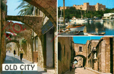 Picture Postcard>>Rhodes, Old City (Multiview) | eBay