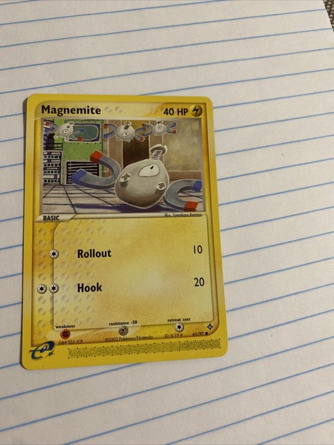 Pokémon TCG Magnemite EX Dragon 61/97 Regular Common for sale online | eBay