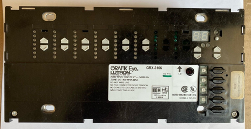 Lutron GRX-3106 Grafik Eye 6 Zone Dimming Scene Control W TEST PICS ...