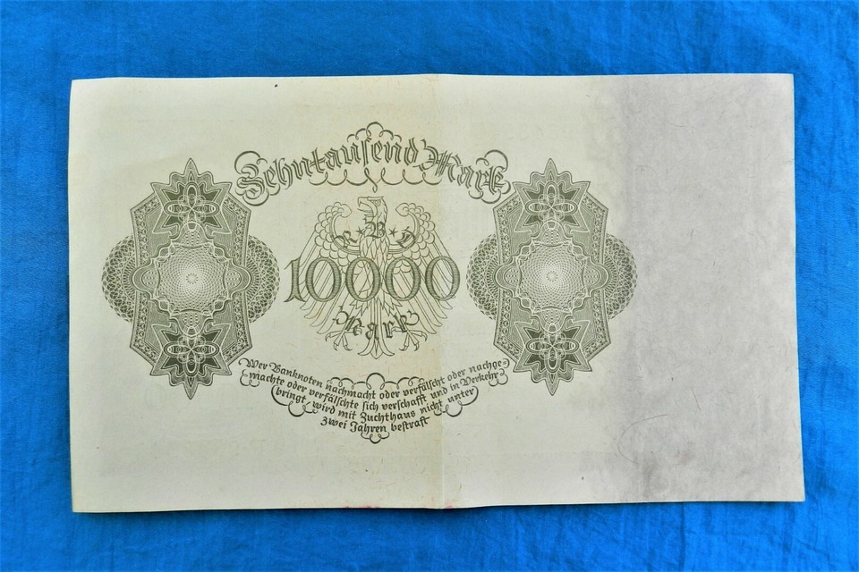 1922 German 10,000 Reichsbanknote *P-71* *Vampire Note* *XF+* | eBay