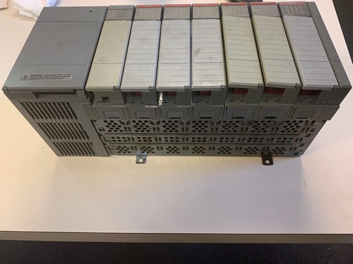 ALLEN BRADLEY SL-500 1746-A7 7-SLOT RACK WITH 6 BOARDS | eBay