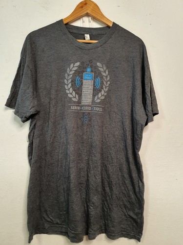 microsoft server shirt mens size 2xl xxl grey servers cloud tools ...