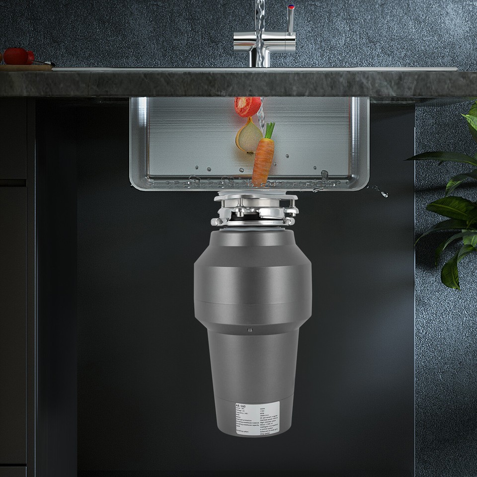 560W Garbage Disposal Kitchen Garbage Disposal Waste Disposer for ...