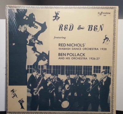 "Red & Ben" vinyl LP Red Nichols Ben Pollack Dance Orchestra Big Band ...