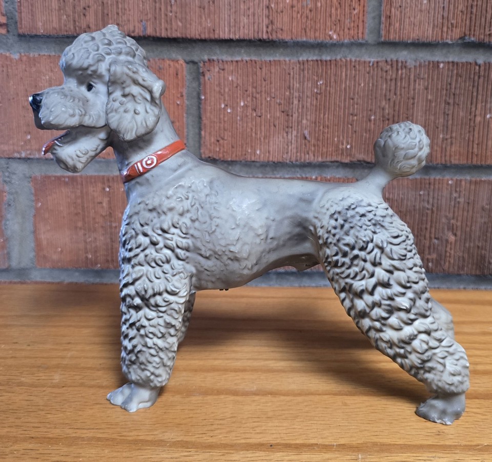 Breyer HTF Traditional GREY POODLE with 💙BLUE RIBBON STICKER💙 Extremely ...