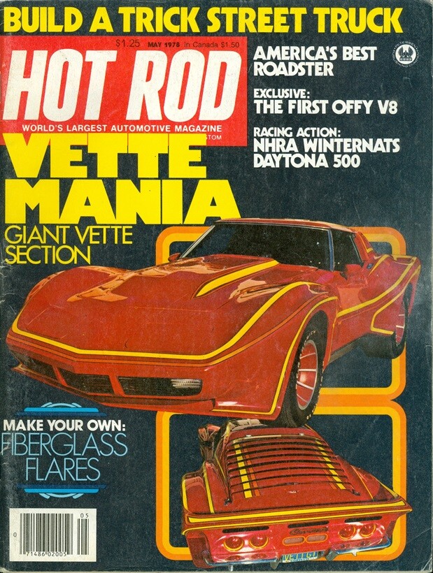 1978 Hot Rod Magazine: Corvette Issue/Trick Street Tuck/Daytona 500 ...