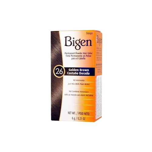 [12 PACK] BIGEN PERMANENT POWDER HAIR COLOR #26 GOLDEN BROWN WHOLESALE ...