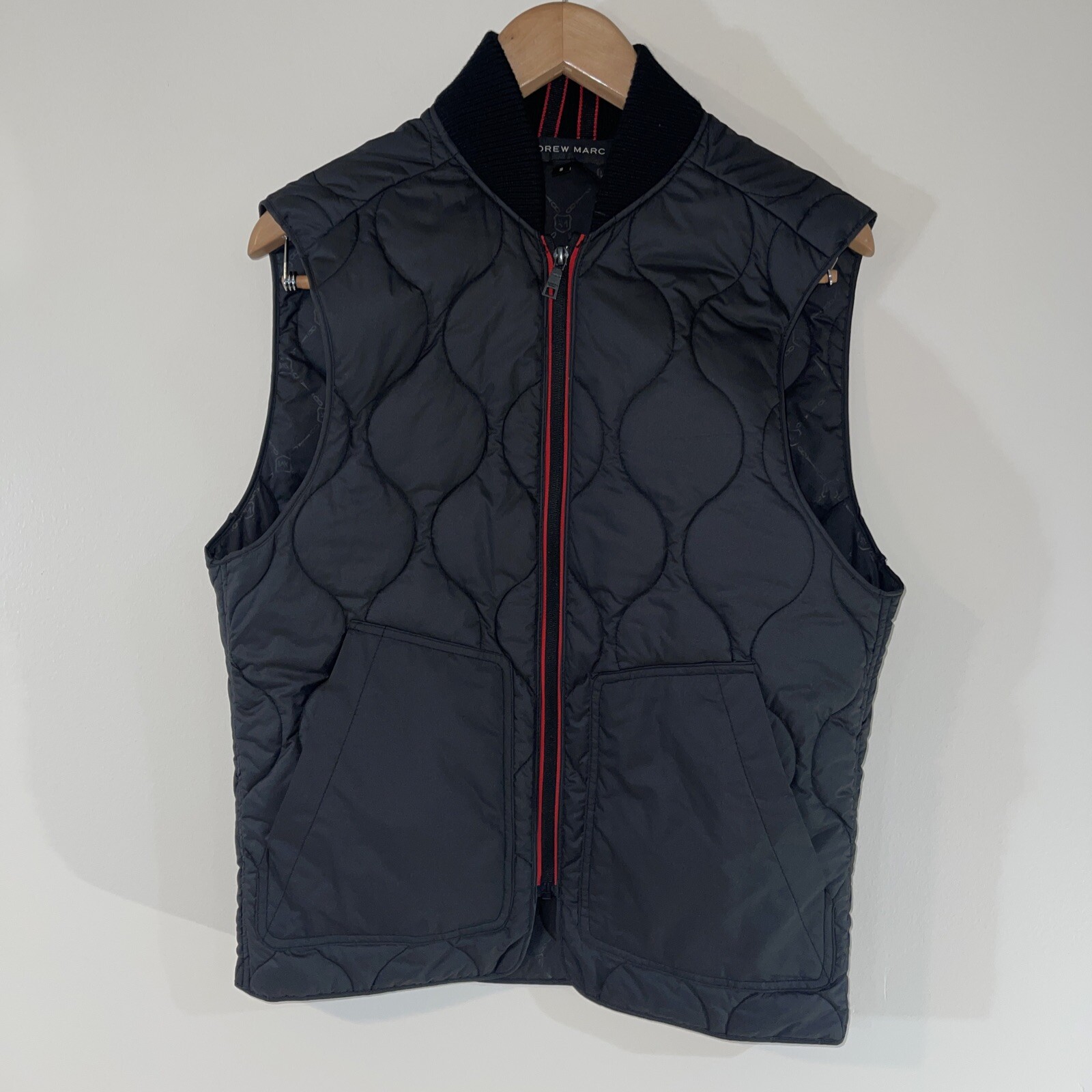 Andrew Marc Men’s Quilted Puffer Sleeveless Vest Size… - Gem