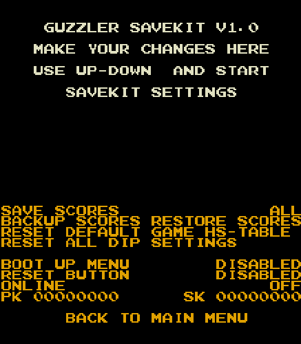 Guzzler Arcade Free Play + High Score Save Kit from HighScoreSaves | eBay