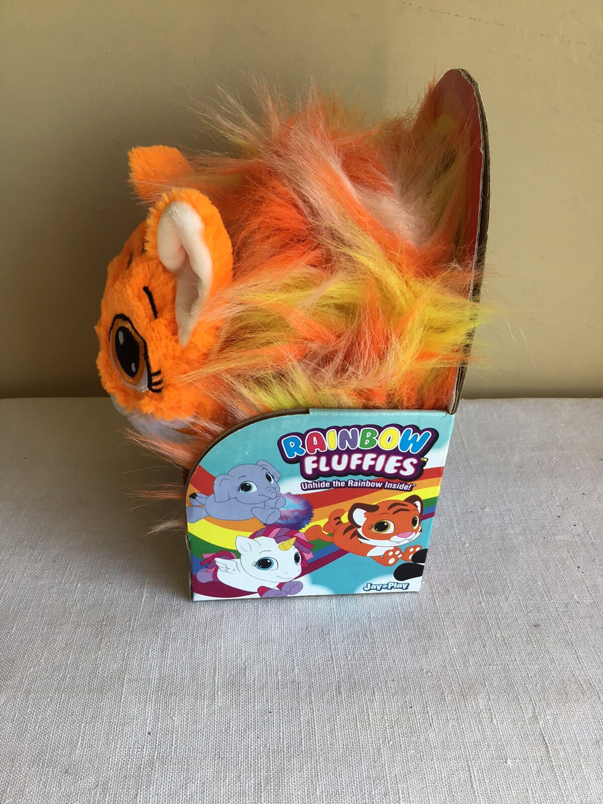 New Jay@Play Rainbow Fluffies Unhide The Rainbow Inside Orange Tiger ...