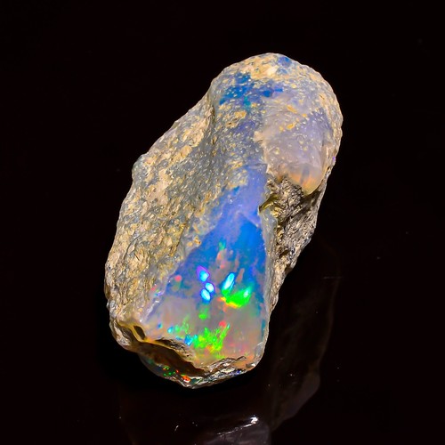 ETHIOPIAN OPAL ROUGH PLAY OF COLOR 95.30CTS 100% NATURAL GEMSTONE ...