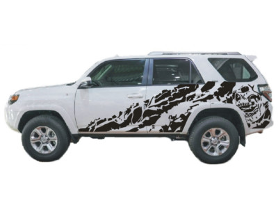 Graphics Nightmare Stripe Skull Decal Kit For Toyota 4RUNNER Side Door ...