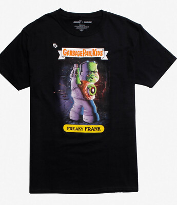 Garbage Pail Kids Hot Topic FREAKY FRANK Black Tee Size XXL NWT | eBay