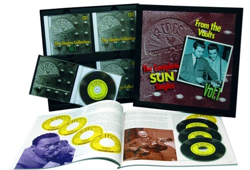 THE COMPLETE SUN SINGLES VOL. 1 (ELVIS PRESLEY etc.) BEAR FAMILY BOX 4 ...