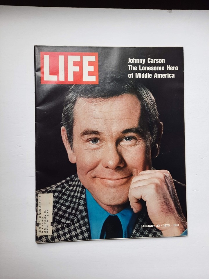 LIFE magazine January 23 1970 Johnny Carson The Lonesome Hero of Middle ...