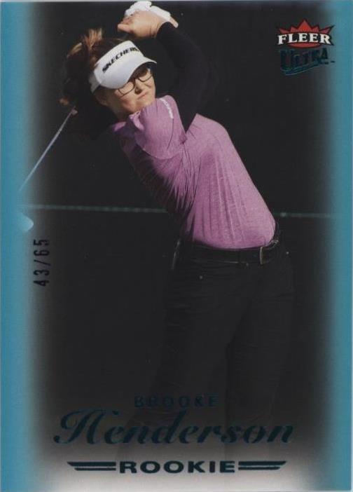 2023 Fleer Ultra - Rookies Brooke Henderson #71 Teal /65 (RC) for sale ...