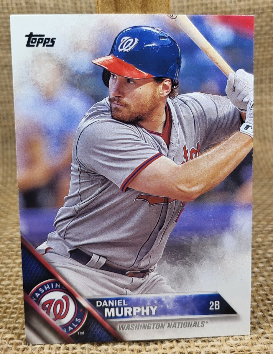2016 Topps Series 2 Daniel Murphy Baseball Card #554 Nationals FREE S&H ...
