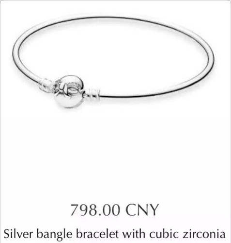 Authentic PANDORA Beautiful Bow Bangle - Size: 19 | eBay Australia