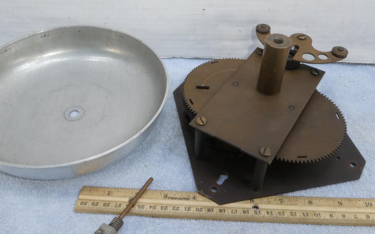 Antique Metal Wind Up Fire House Alarm Security Bell Wall Mount Works ...