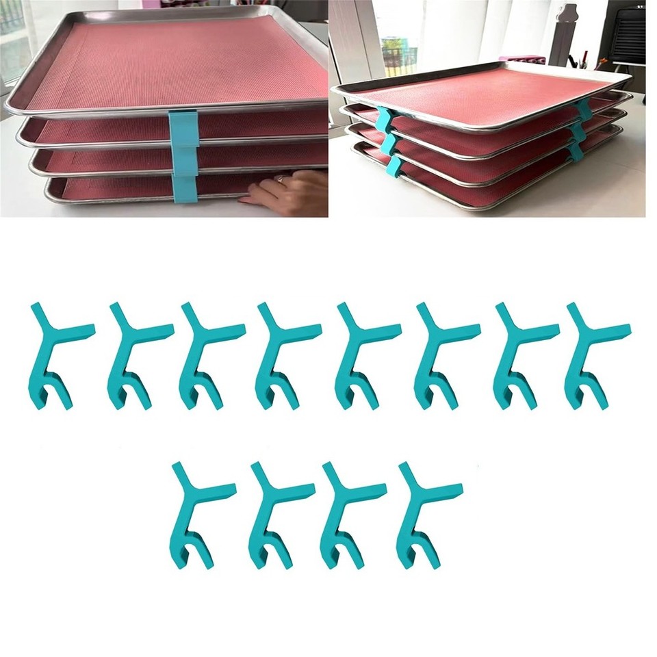 Baking Tray Stacking Rack, Tray Stacker, Kitchen Tray Stacking Rack ...