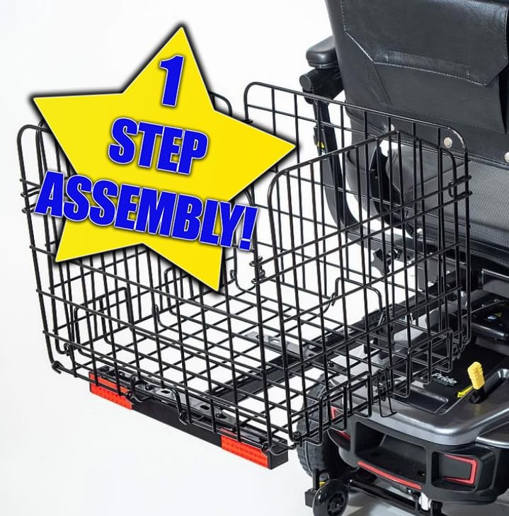 Foldable Folding Scooter Rear Basket for Golden & Pride Mobility ...