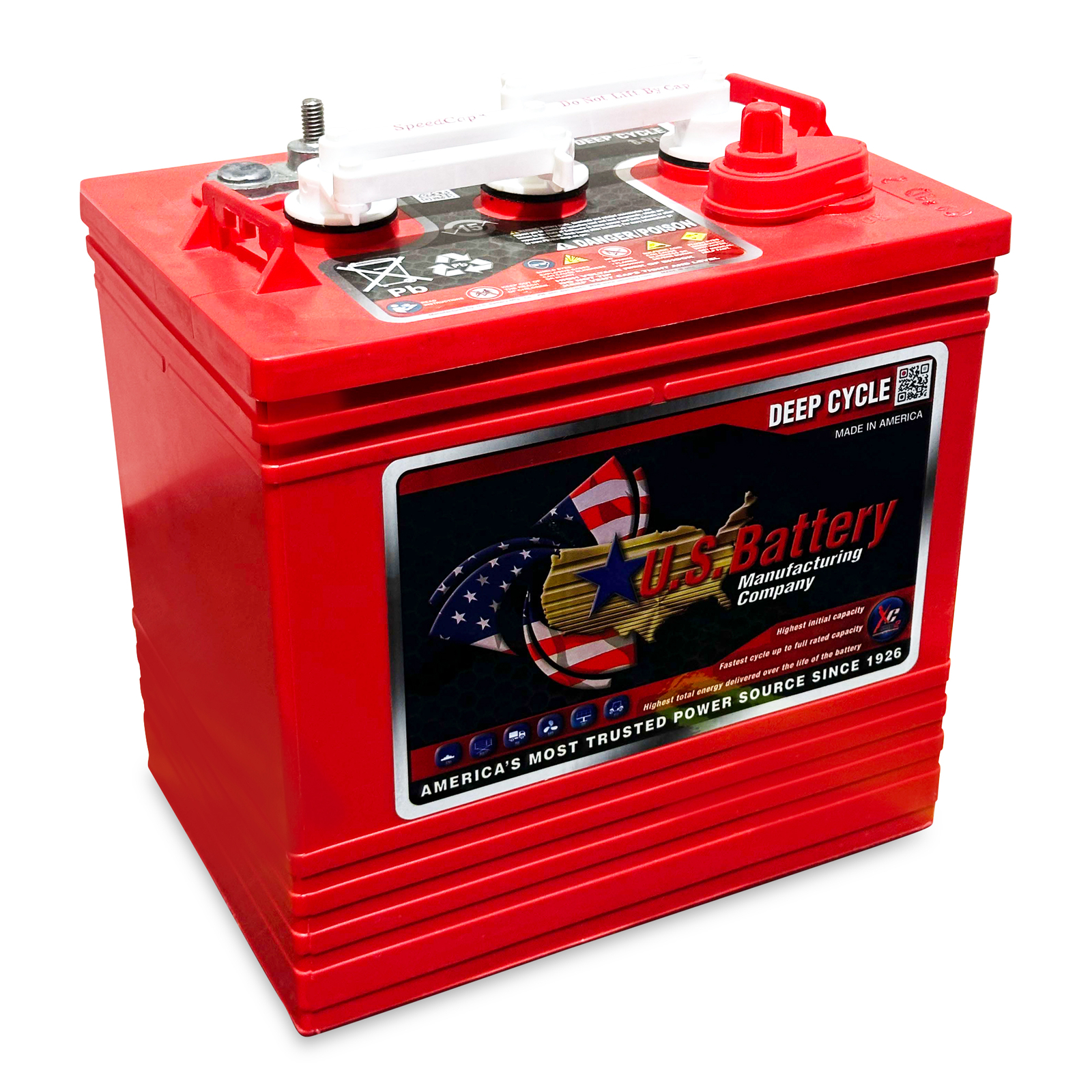2 PC US BATTERY GC2 US2200XC2 6V 232A Deep Cycle Flooded Acid Battery ...