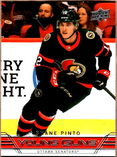 SHANE PINTO RC 2021-22 UPPER DECK EXTENDED YOUNG GUNS 06-07 RETRO ...