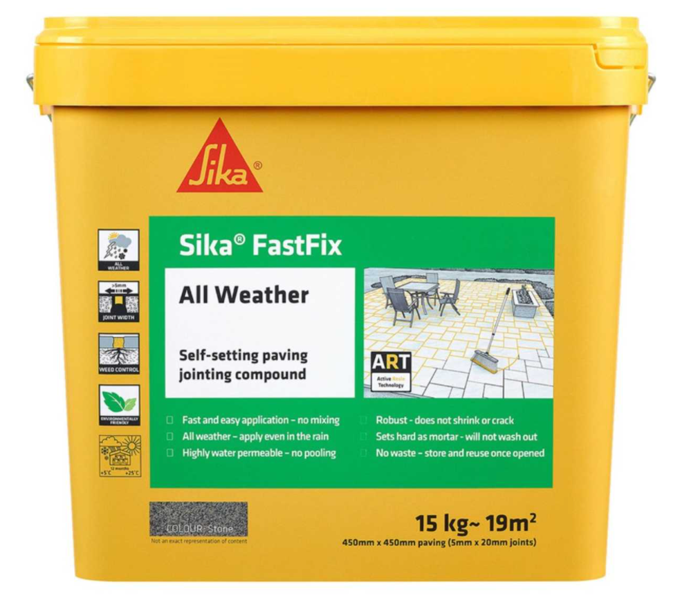 Sika Fast Fix All Weather | Self Setting Jointing Compound 15kg-Various ...