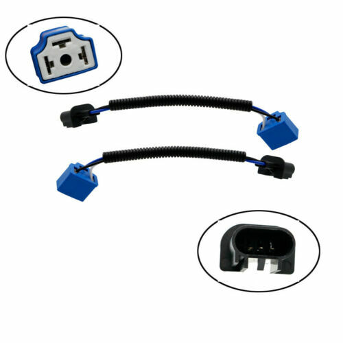 Jeep Wrangler Headlight Wire Adapter Harness Conversion Cable (2) H13 ...
