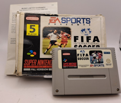 FIFA International Soccer Super Nintendo SNES PAL Game Boxed | eBay UK