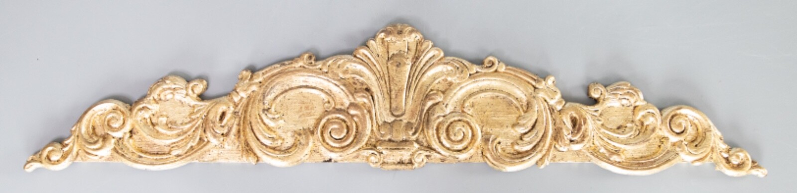Vintage Italian Giltwood Architectural Element Pediment Cornice Wall ...