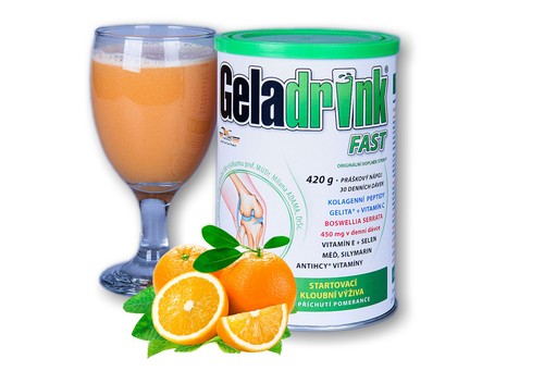 Geladrink FORTE HYAL PURE drink 420 g collagen powder diet supplement ...