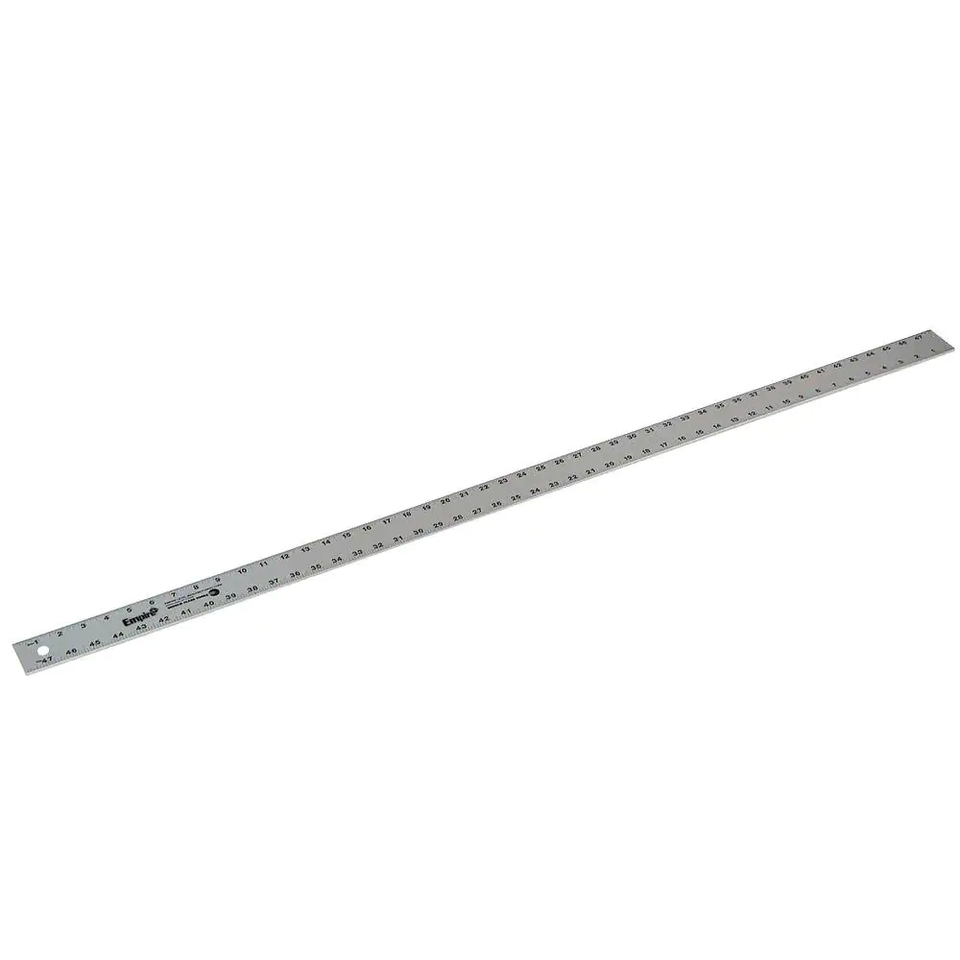 NEW Heavy-Duty 48 in. Aluminum Straight Edge Ruler for Measuring ...
