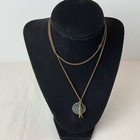 Peruvian Idol Pacha Papa Bronze Tone Pendant 12k GF Speidel Chain VTG ...