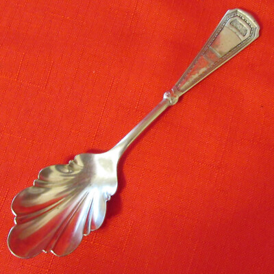 Antique COUNTESS Circa 1880 Silverplate Fluted Sugar Spoon by 1847 ...