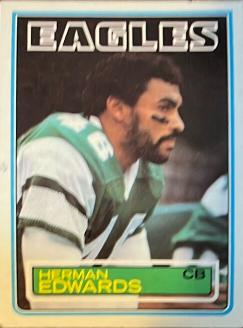 1983 Topps #138 Herman Edwards - Philadelphia Eagles | eBay
