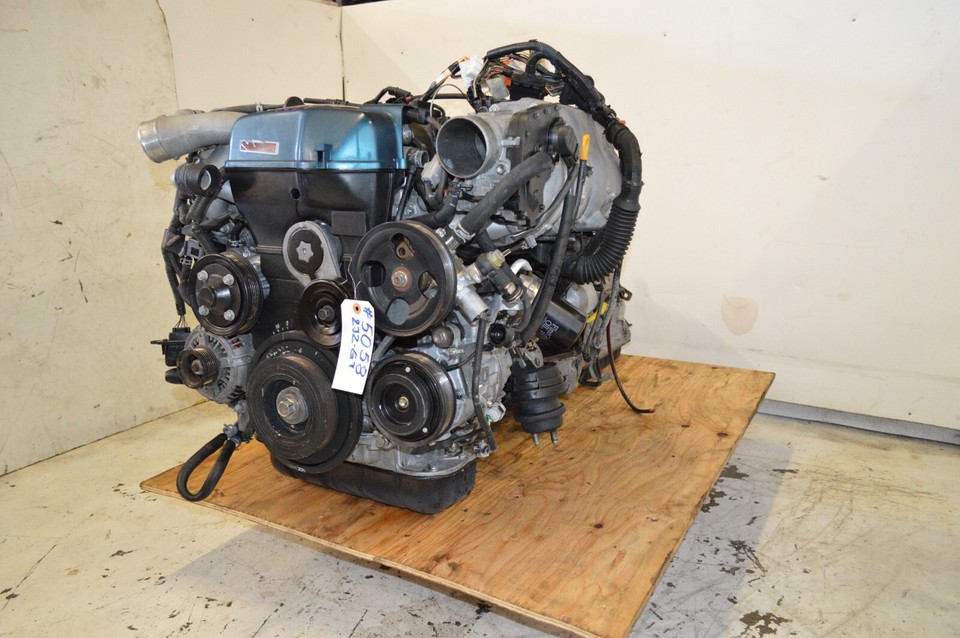 TOYOTA Toyota 2JZ-GTE VVT-I 3.0L Twin Turbo Engine JDM High Comp Motor ...