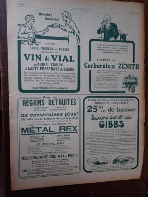 ZENITH + VIN DE VIAL + tuyau METAL REX Marcel BASSOT + GIBBS ...