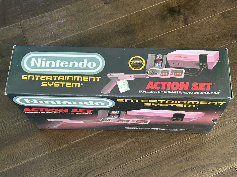 Nintendo Entertainment System NES Action Set Empty Box with Styrofoam ...